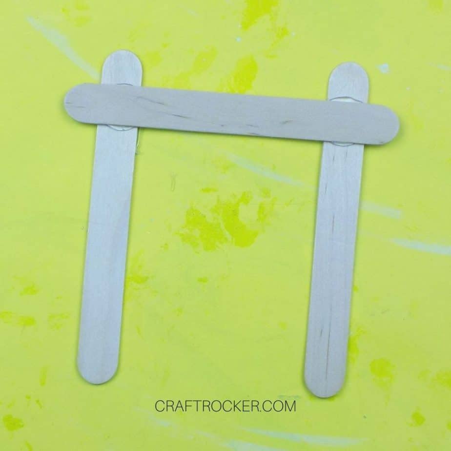 Popsicle Sticks Photo Frame Magnets - Craft Rocker