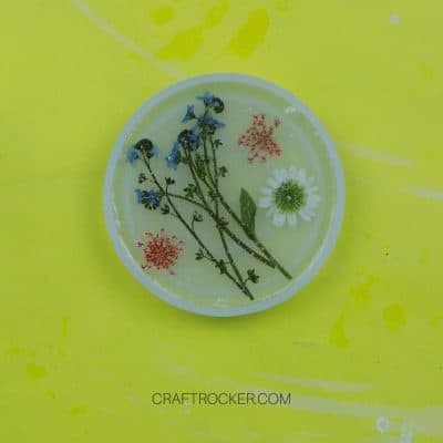 Pressed Flower Resin Coasters - Craft Rocker