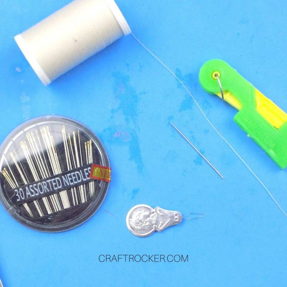 How to Thread a Needle - 3 Different Ways - Craft Rocker
