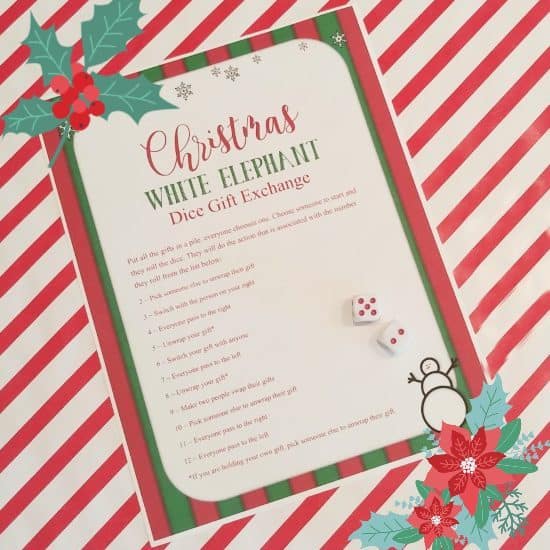 Printable Christmas Pictionary Game - Craft Rocker