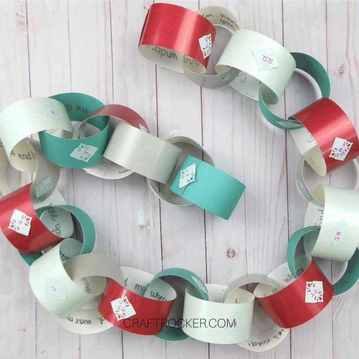 How to Make a Paper Chain Advent Calendar - Craft Rocker