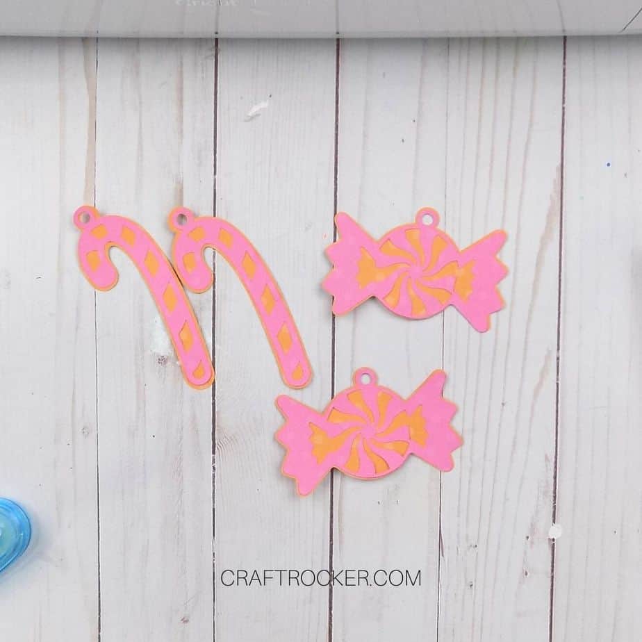 Glittery DIY Candy Ornaments with Your Cricut - Craft Rocker