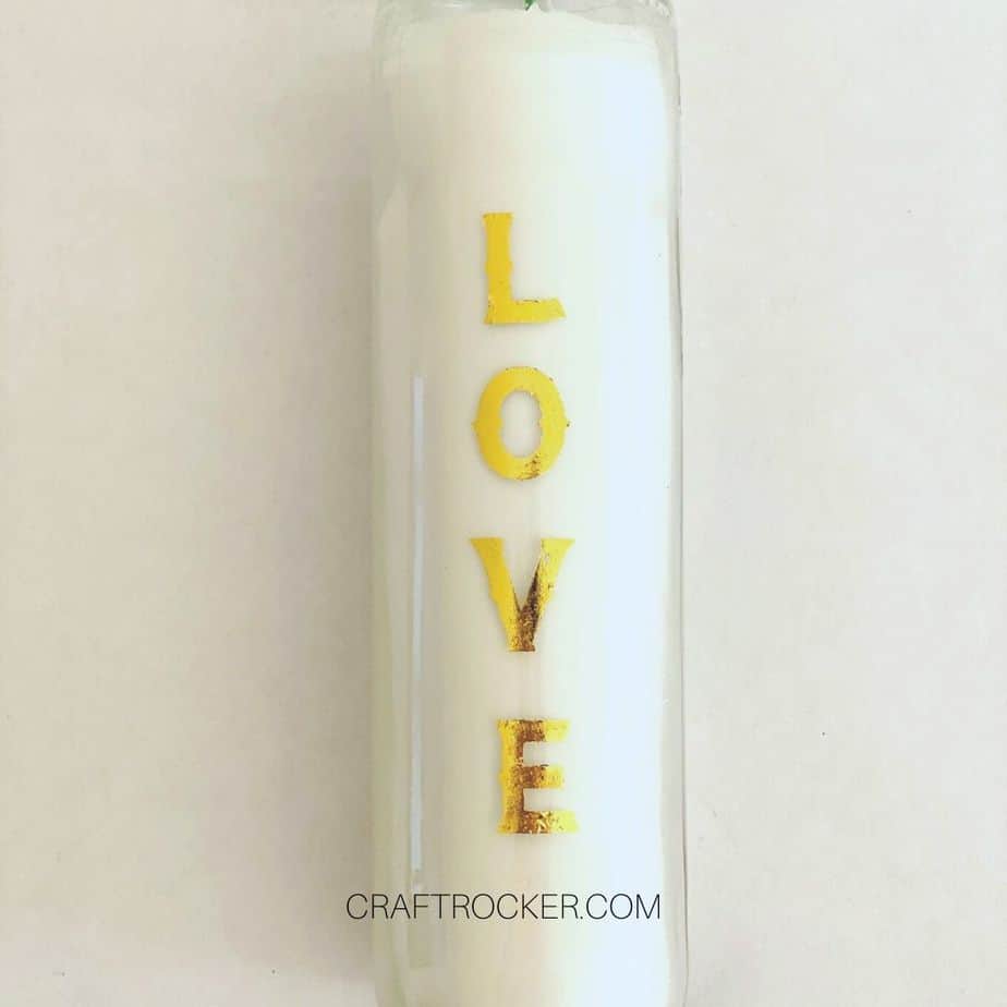 Easy and Cheap Personalized Candles - Craft Rocker