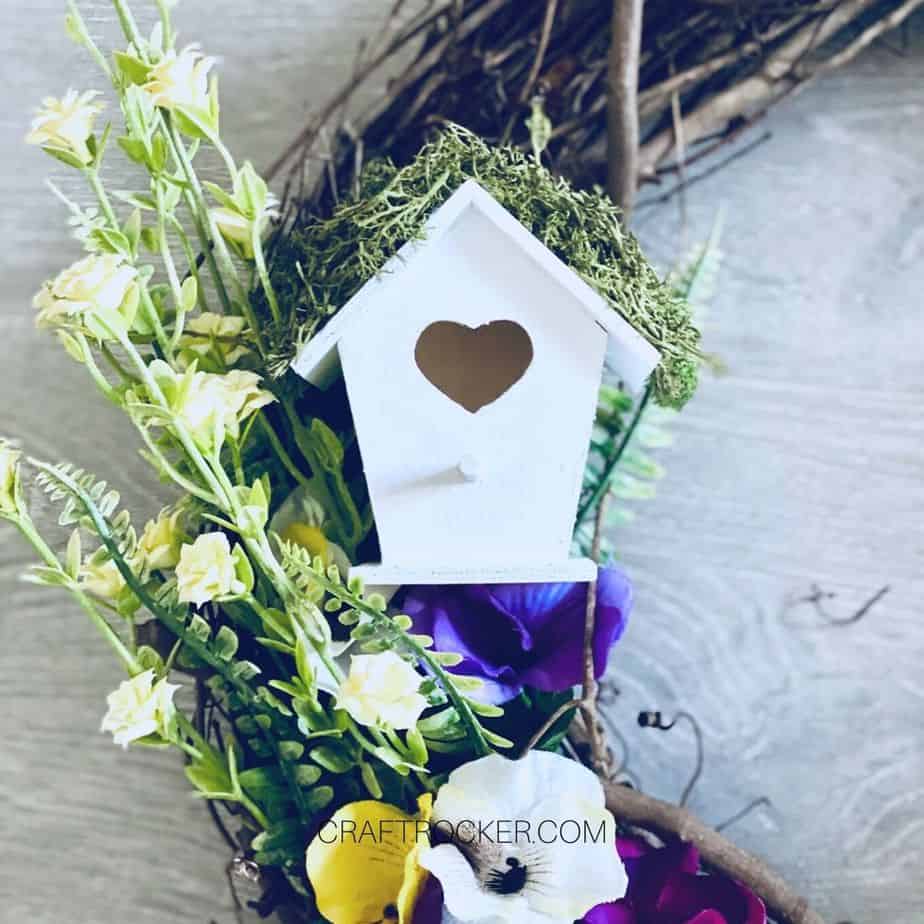 DIY Dollar Tree Spring Wreath - Craft Rocker