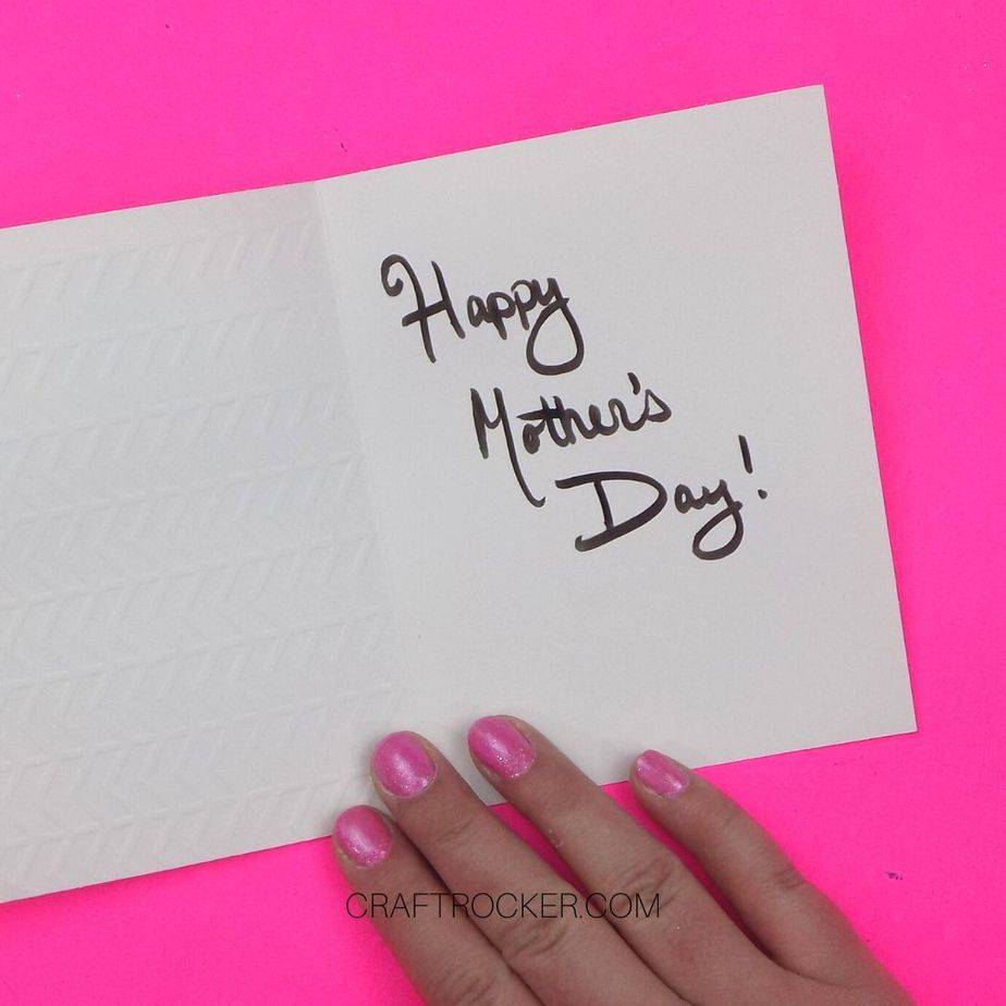 Flower Bouquet DIY Mother's Day Card - Craft Rocker