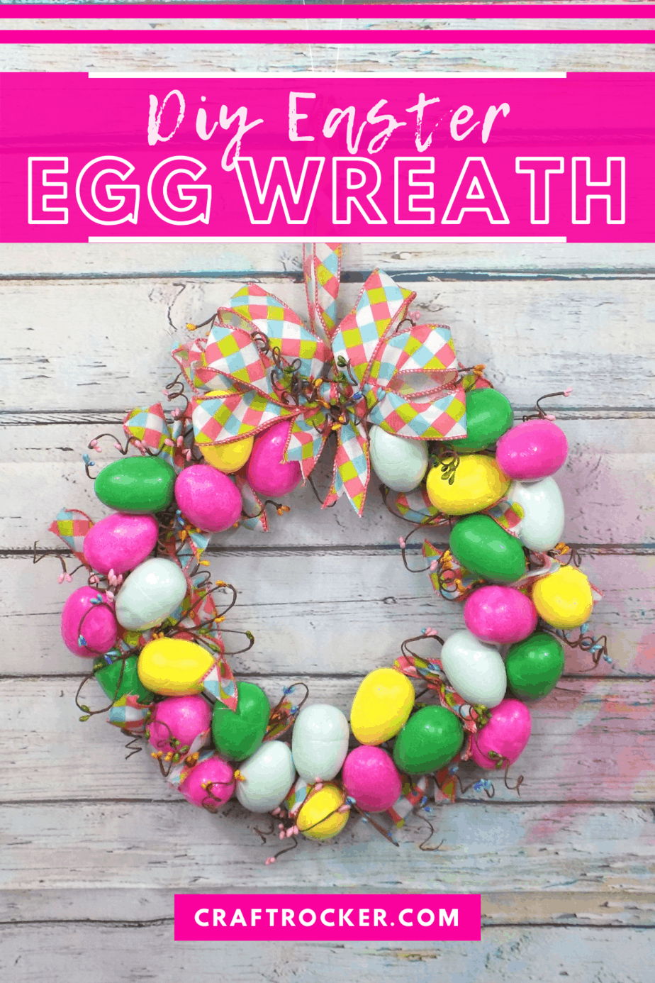 DIY Easter Egg Wreath - Craft Rocker