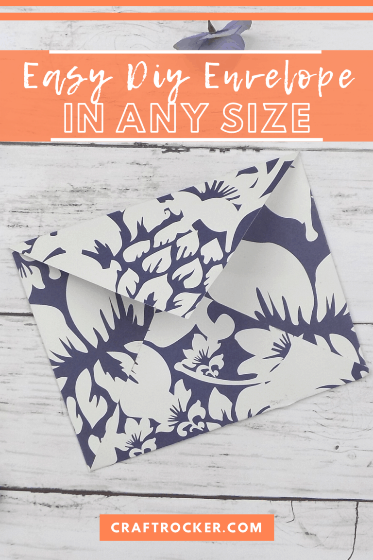Easy DIY Envelope in Any Size - Craft Rocker