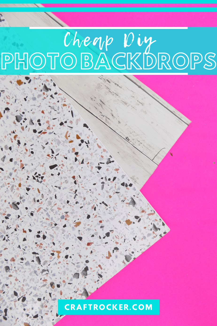 Beautiful and Cheap DIY Photo Backdrops - Photo Boards - Craft Rocker