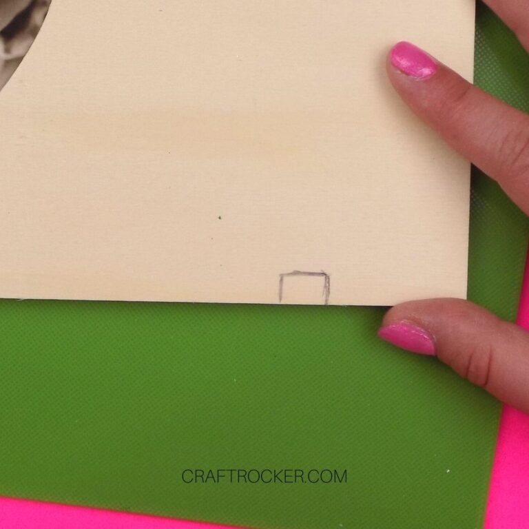 Dollar Tree Wood Phone Holder - Craft Rocker
