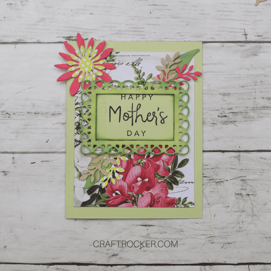 Floral Garden Mother's Day Card - Craft Rocker