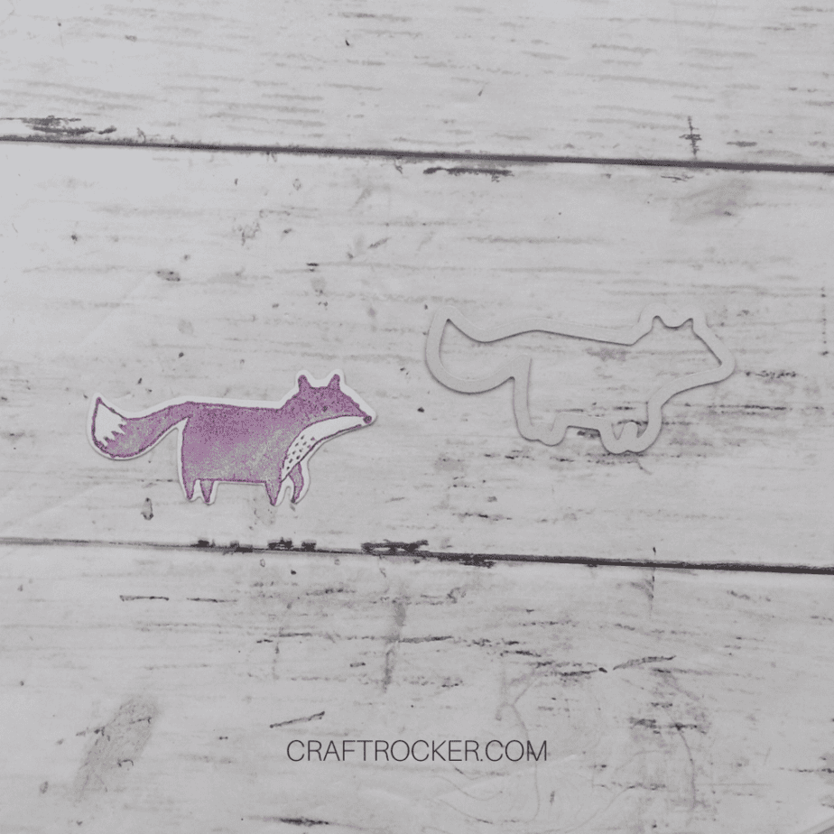 Woodland Fox Baby Gift Card - Craft Rocker