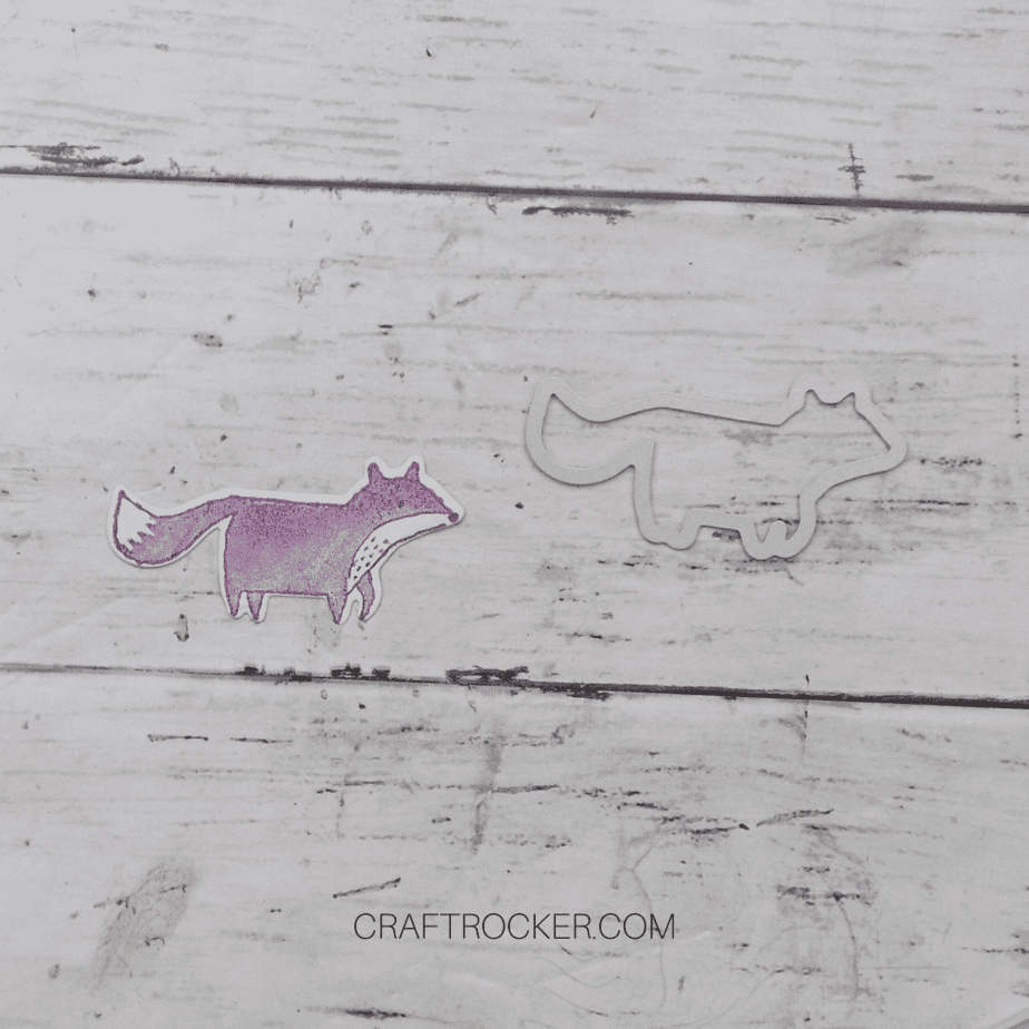 Woodland Fox Baby Gift Card - Craft Rocker