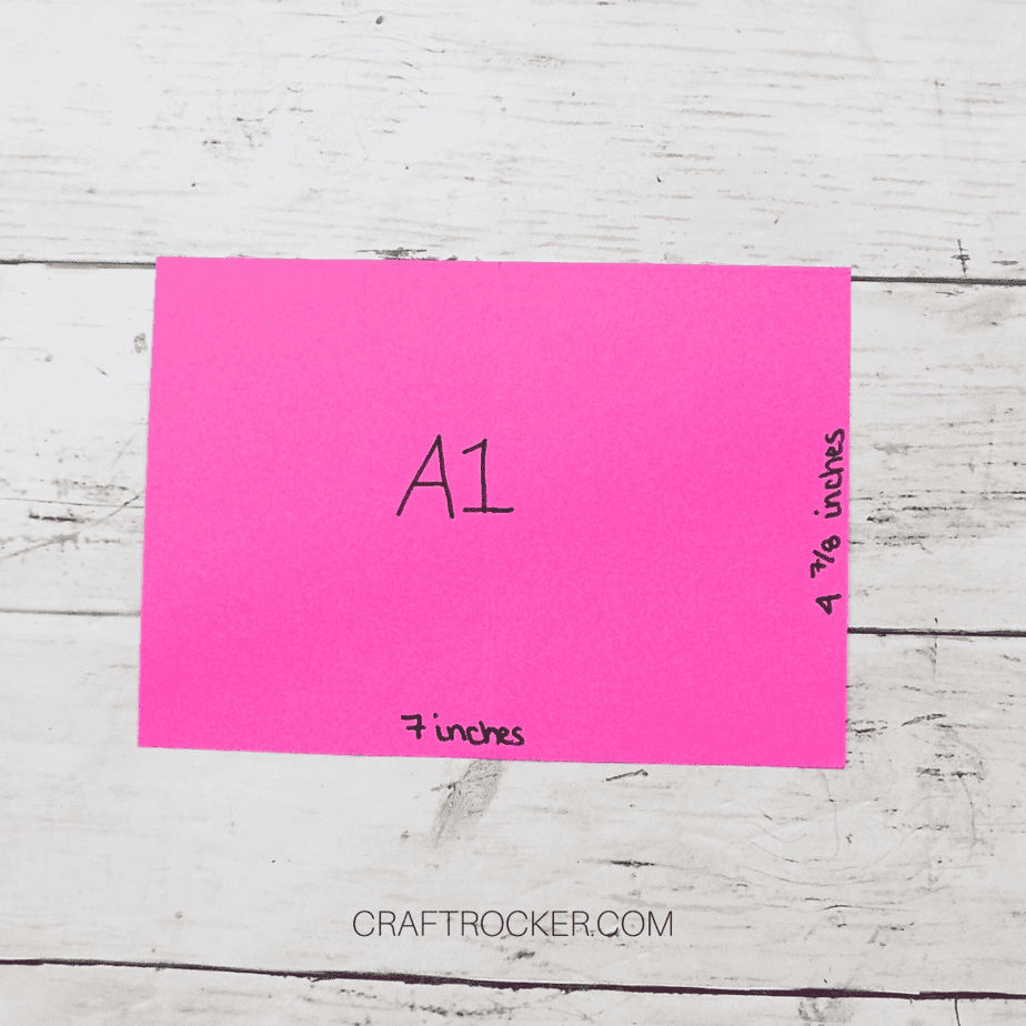 How to Make Basic Card Folds and Common Card Sizes - Craft Rocker