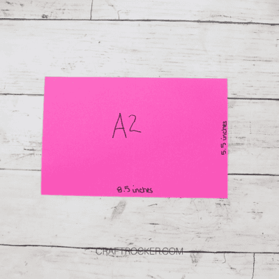 How to Make Basic Card Folds and Common Card Sizes - Craft Rocker