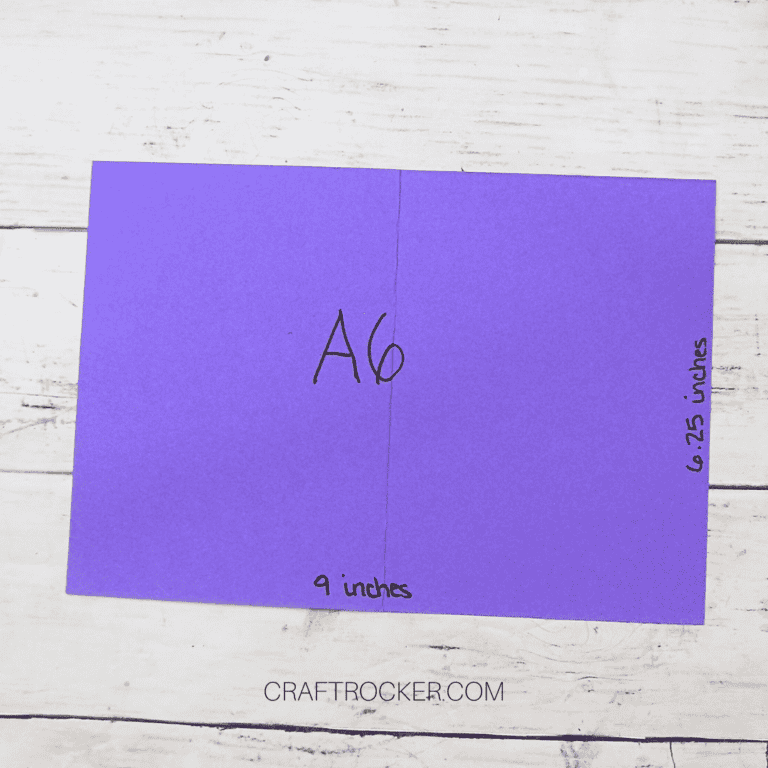 How to Make Basic Card Folds and Common Card Sizes - Craft Rocker