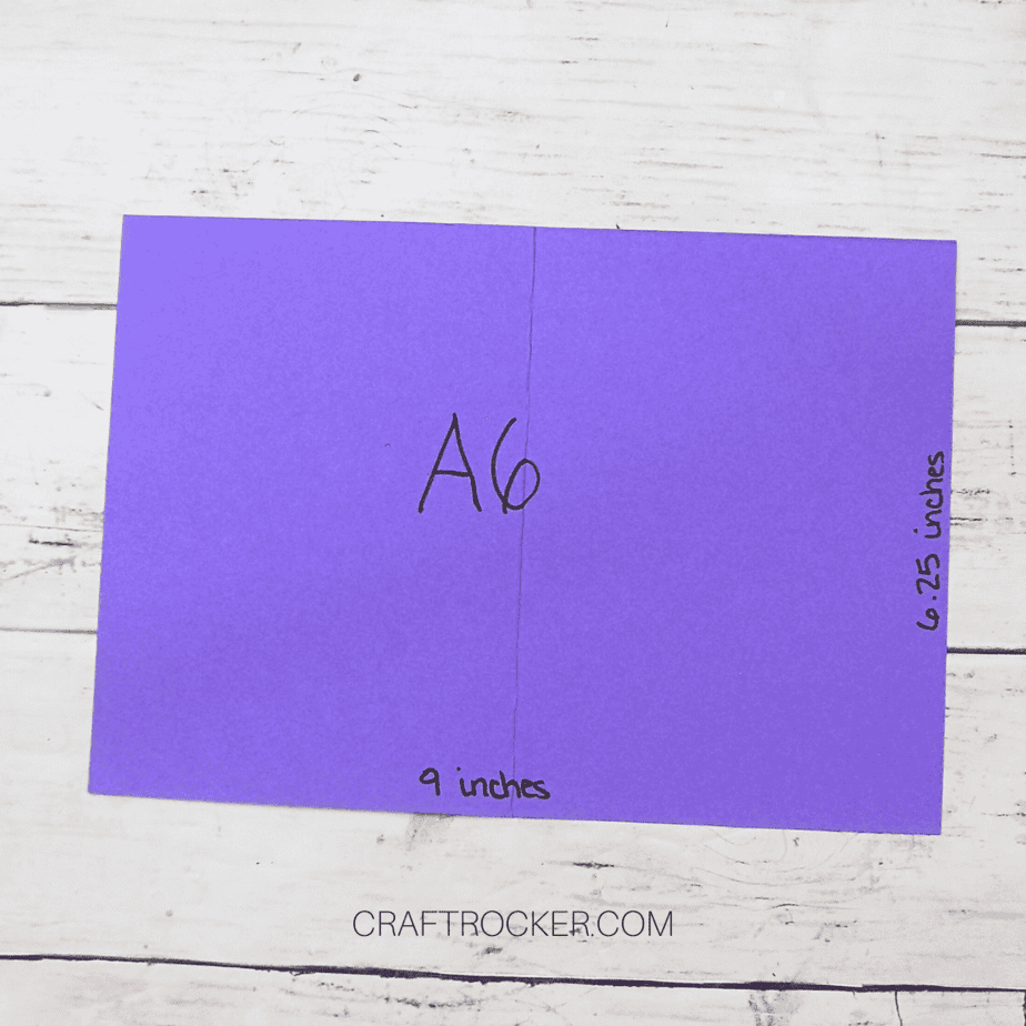 How to Make Basic Card Folds and Common Card Sizes - Craft Rocker