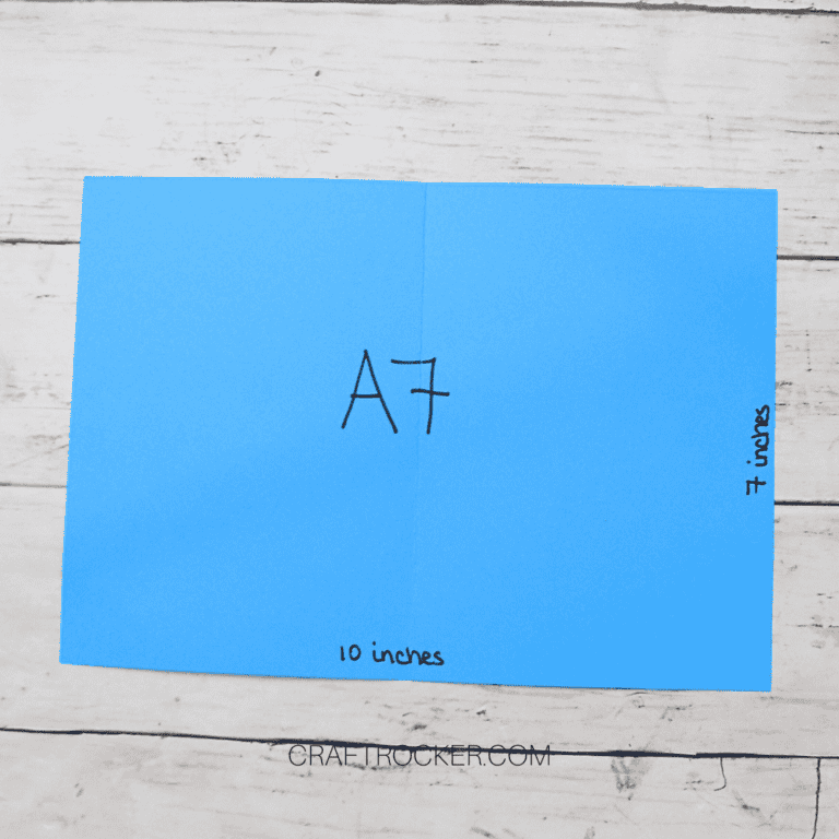 How to Make Basic Card Folds and Common Card Sizes - Craft Rocker