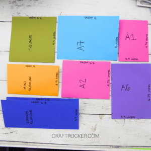 How to Make Basic Card Folds and Common Card Sizes - Craft Rocker