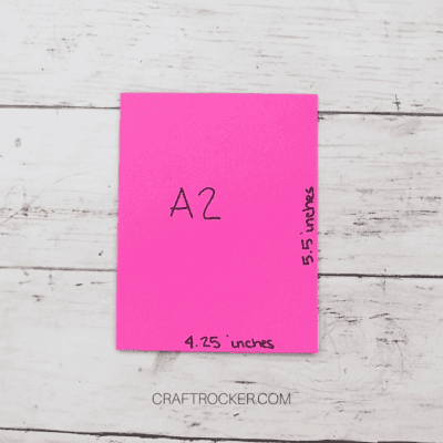 How to Make Basic Card Folds and Common Card Sizes - Craft Rocker