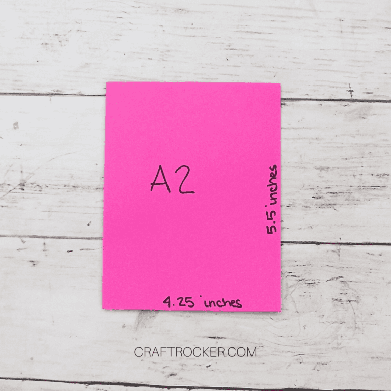 How to Make Basic Card Folds and Common Card Sizes - Craft Rocker